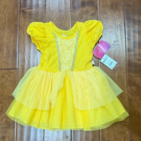 Disney | Dresses | Nwt Size 3t Disney Princess Yellow Lace Tulle Dress ...